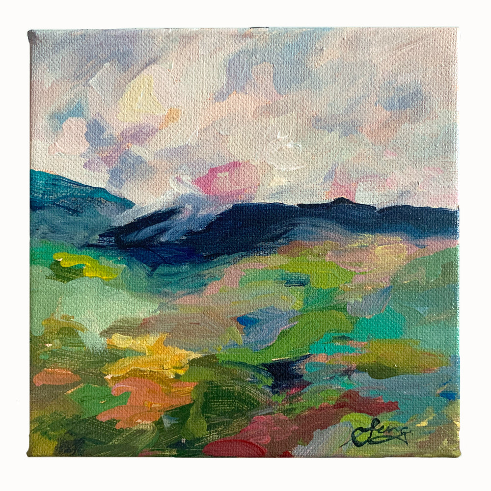Blue Ridge Morning 2 painting by Hannah Seng | Lark & Key